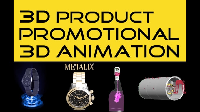 Create a professional 3d product promotional animation by Opreston | Fiverr