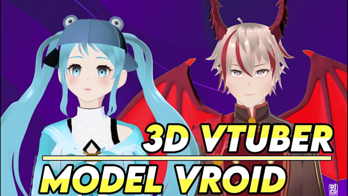 Convert your live2d vtuber to 3d vtuber for vr chat or vroid by Ricos24434 | Fiverr