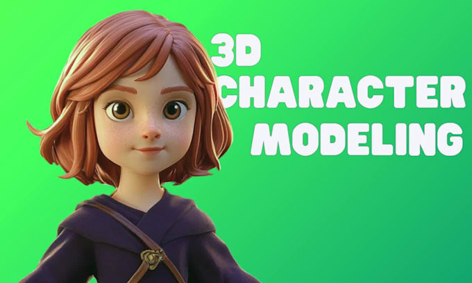 Design 3d model character with blender texturing by Desayncraft | Fiverr
