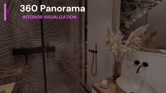 Make a realistic interior visualization and 360 panorama by Vera_filich ...