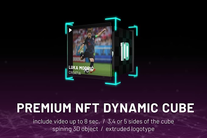 Create premium nft dynamic cube by Gobrovac29 | Fiverr