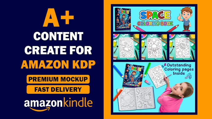 Design a plus content for amazon kdp that will increase your book sales ...