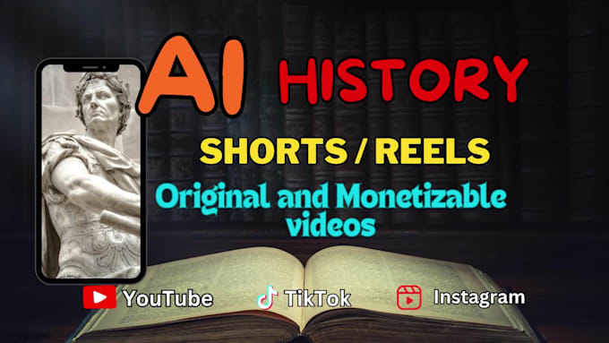 Create faceless ai history youtube shorts and tiktok videos by Phoenix ...