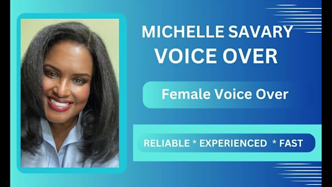 Record a professional american female voice over by Michellesavary | Fiverr