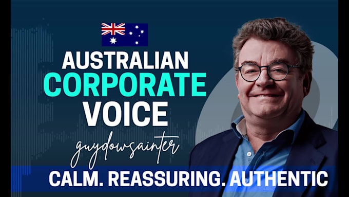 Be your corporate australian male voiceover and voice actor by ...
