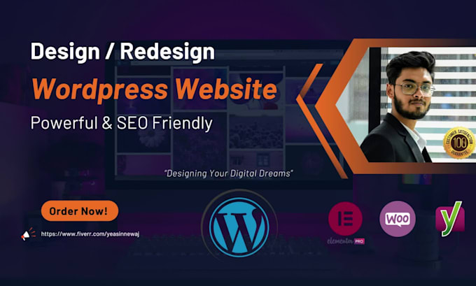 Design redesign clone revamp website to wordpress website by elementor pro by Yeasinnewaj | Fiverr