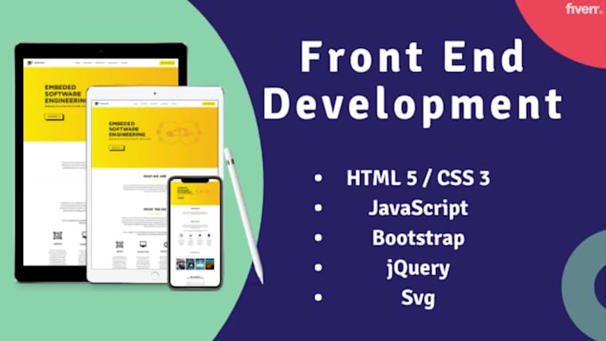 Be your front end developer html, css, bootstrap by Rajasultan1122 | Fiverr