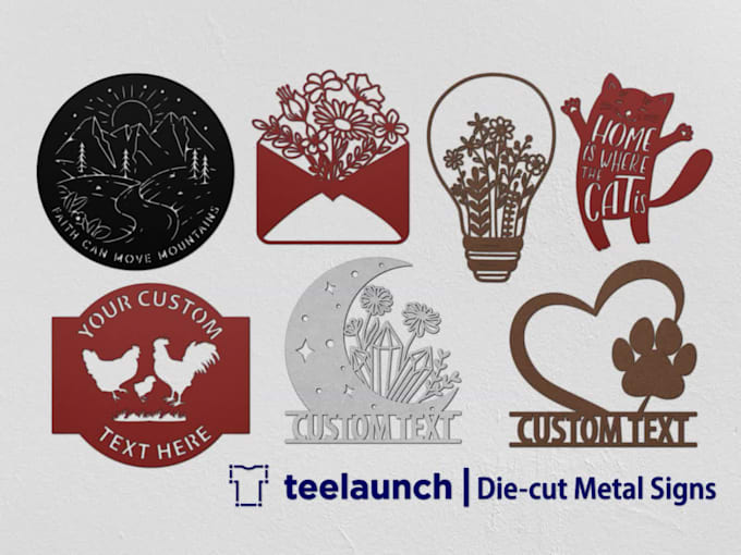 Create custom metal signs and metal wall art laser cut files by ...