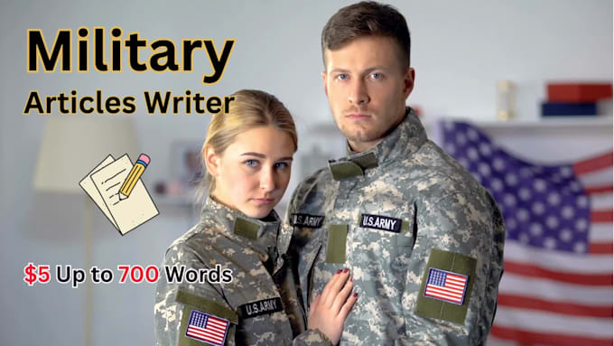 Write military articles and blog posts for your weapons warfare website ...