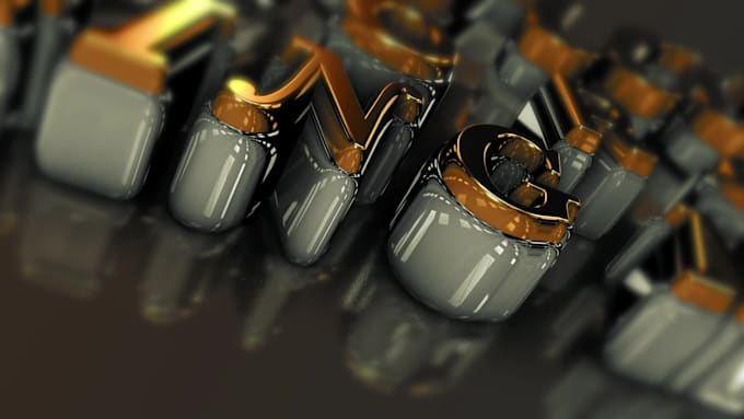 Create custom 3d metal gold chrome logo animation by Animatecrowd | Fiverr