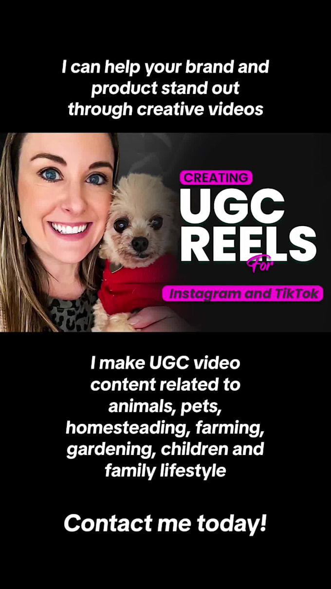 Create ugc social media videos for animal, family, farm, gardening content by Ourlittlecoop | Fiverr