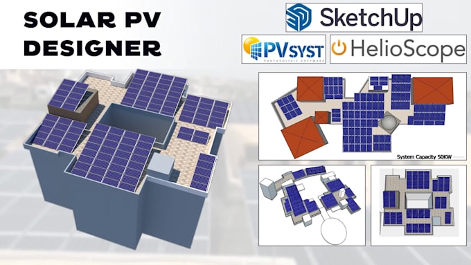 Design solar pv system on sketchup and shadow analysis by Hamza_bangash ...