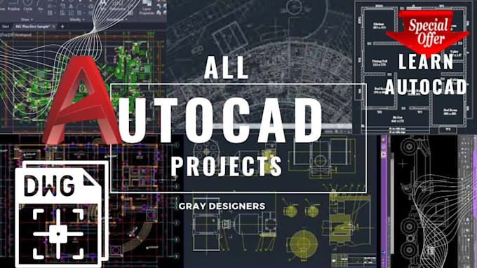 Make complex autocad designs, edits and drafts by Gray_d | Fiverr