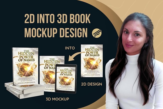 Transform your 2d book design into a selling 3d mockup by Judy_sery ...