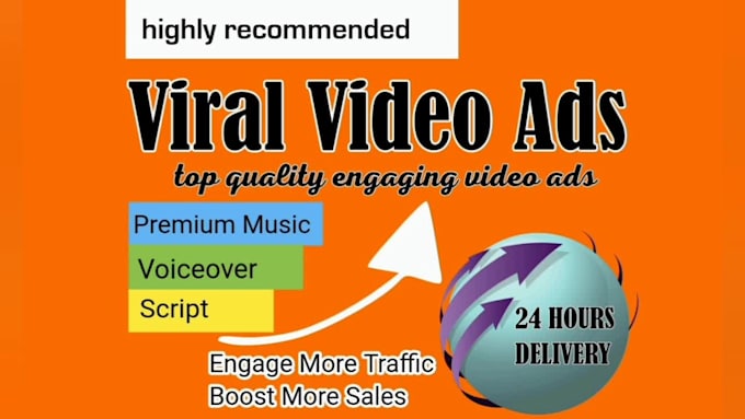 Create top quality professional video ads in 24 hours by Hamayounriaz ...