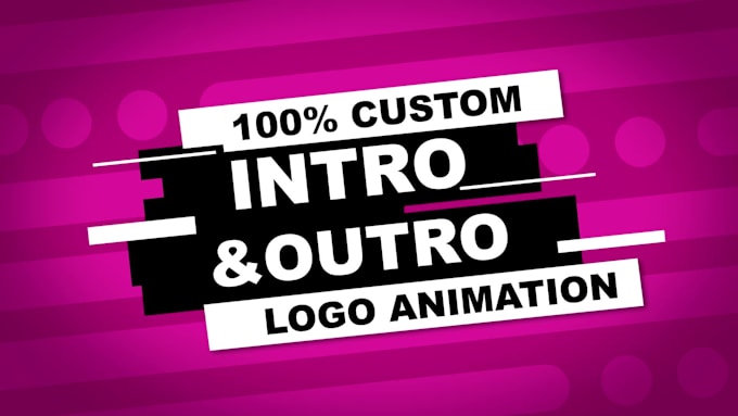 Create custom youtube podcast intro video logo animation by ...