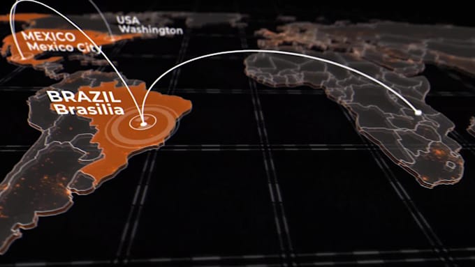 Create 4k unique animated 2d and 3d google earth map video by ...