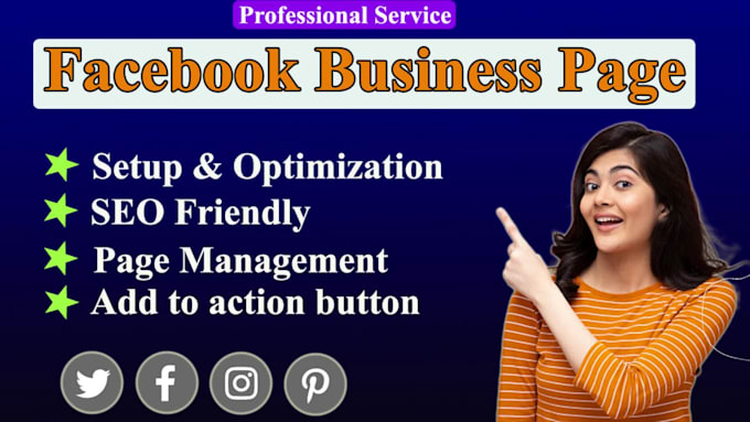Create and setup a professional facebook business page by Nurul670627 ...
