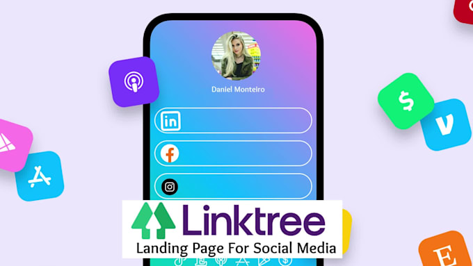 Setup and customize linktree bio link landing page for social media by Palash1986 | Fiverr