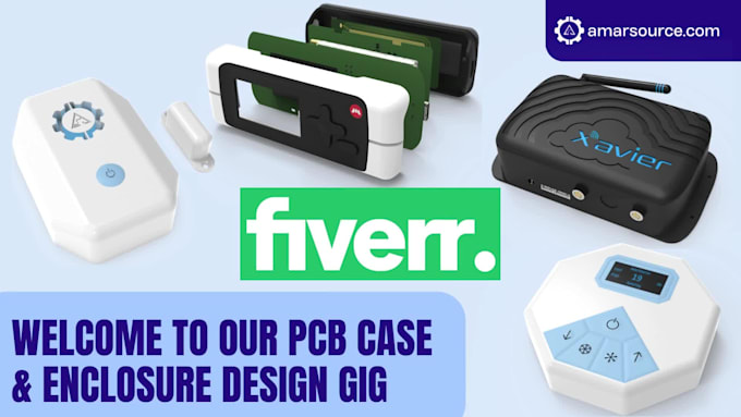 Design enclosure, pcb case and cover of any pcb and devices for 3d ...