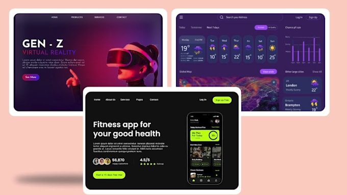 Do saas design web app ui ux and desktop application design in figma by Exp_developer56 | Fiverr