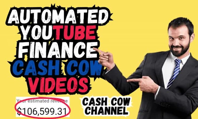 Do automated youtube cash cow finance, faceless cash cow videos by ...