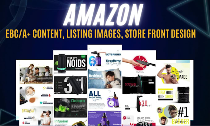Design amazon storefront, amazon ebc, and product infographics for ...