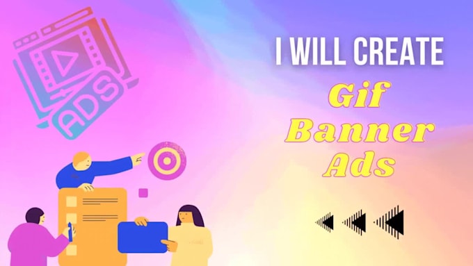 Create personalized gif banner ads of any size by Haseebchughtai6 | Fiverr