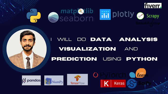 Do Data Analysis Visualization And Prediction Using Python By Rehan
