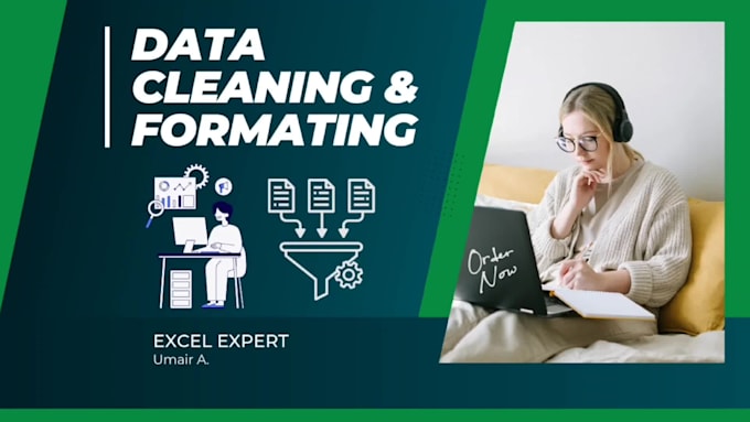 Do excel data cleaning, data formatting and data extraction with ...