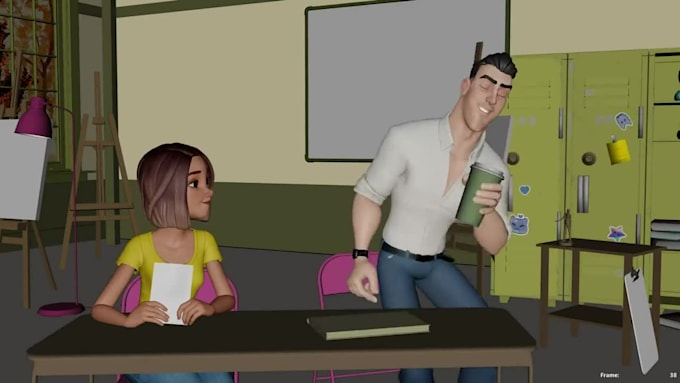 Do 2d traditional video animation, frame by frame, line art and hand draw by Shaly_01 | Fiverr