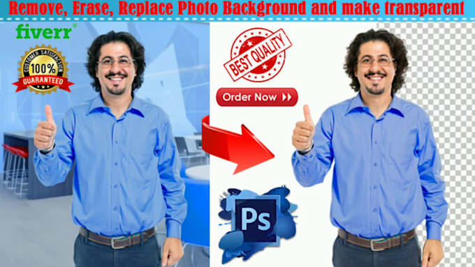 Remove, erase, replace photo background and make transparent by Sajibhasan1 | Fiverr