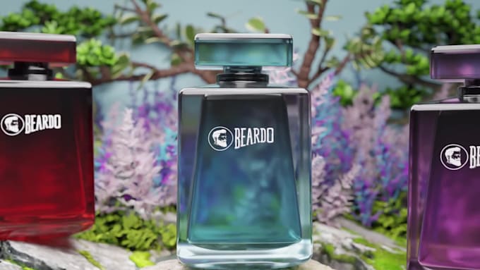 Render ultra hd cgi perfume animation, cgi fragrance 3d bottle ...