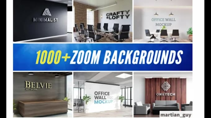 Create virtual background for zoom and google meet by Kaustubhpati | Fiverr