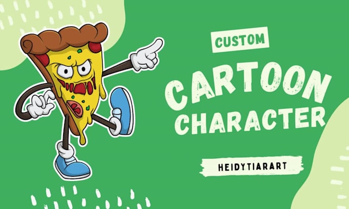 Draw cute vector cartoon character design by Heidytiarart | Fiverr