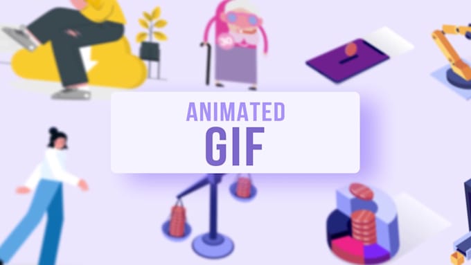 Create modern and professional animated gif for your brand by Marina ...