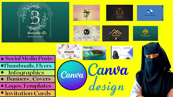 Create an anything design by canva by Fatematuzjase | Fiverr