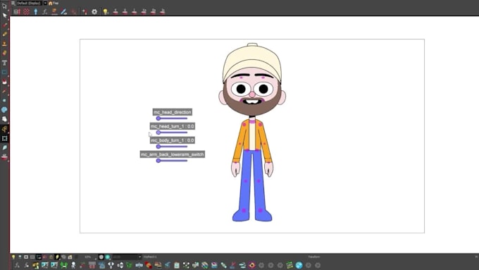 Make a toon boom harmony rig of your character by Zayatoon | Fiverr
