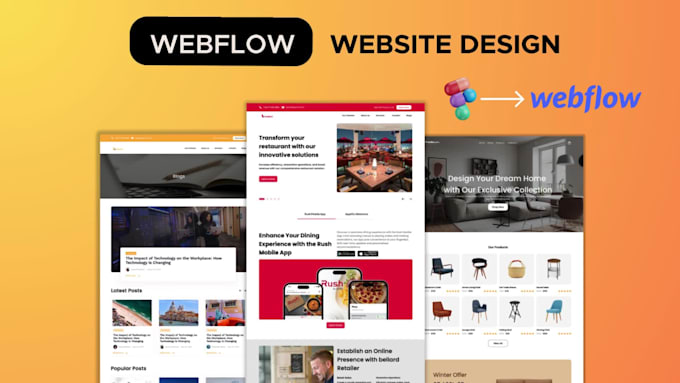Develop stunning webflow websites, convert figma to webflow by ...