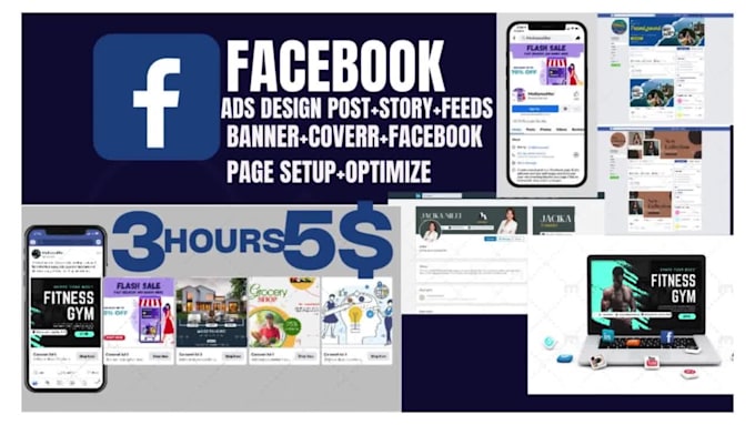 Design facebook post cover banner or ads campaign by Brandtac | Fiverr