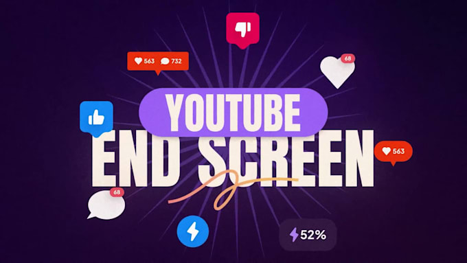 Create a custom youtube outro endscreen by Visimatic | Fiverr