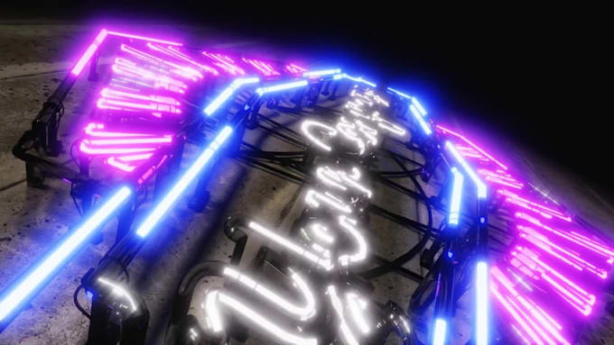 Do a detailed 3d neon sign logo video animation by Blendamotion | Fiverr