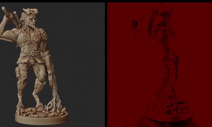 Model 3d miniature figurine 3d model dnd for 3d printing by Benjy1010 ...