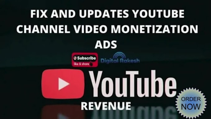Audit your youtube channel and fix monetization issues by Tundexgabriel25 | Fiverr