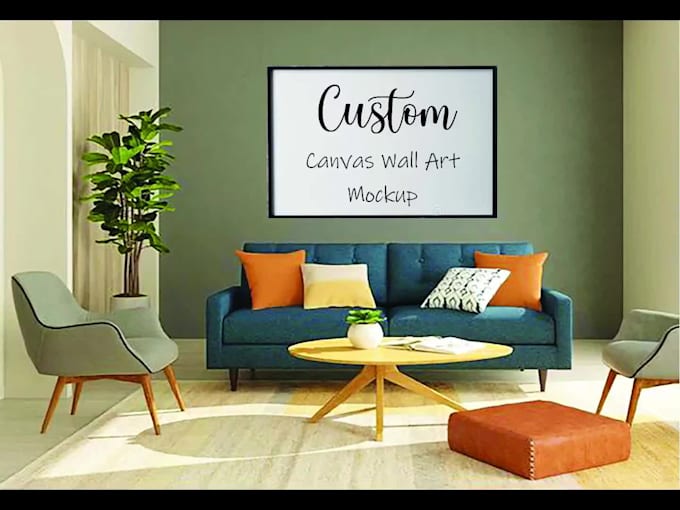 Create custom canvas wall art design and 3d mockups by Srimaliuduwakag ...