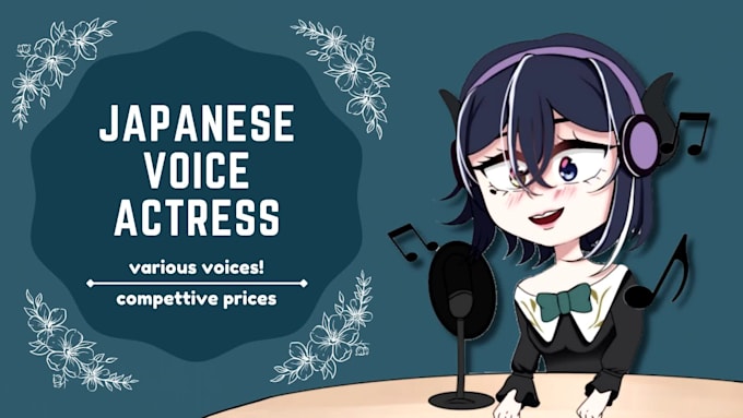 Voice over in japanese in various voices by Sachijp | Fiverr