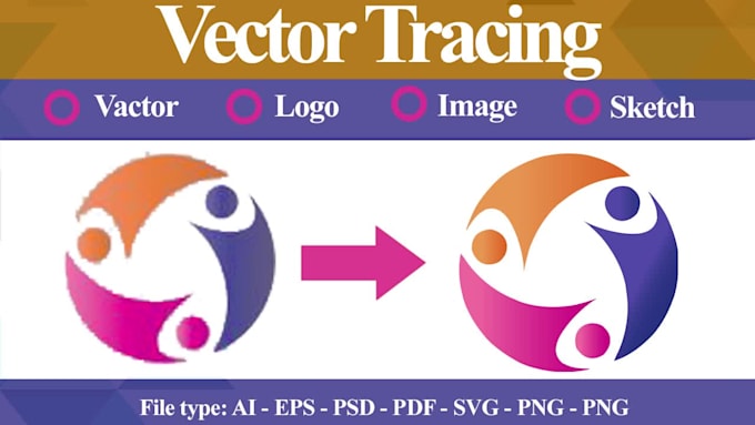 Do redraw the logo, vector tracing and any image to vector by Microcc ...