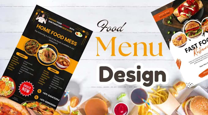 Do an amazing menu design, food menu, restaurant menu design by ...