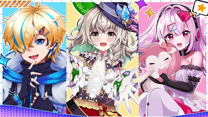 Draw anime illustration, pfp, fanart, and original character by Maki ...