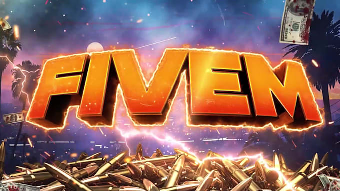 Entwerfe ein logo und einen ladebildschirm für deinen fivem-server